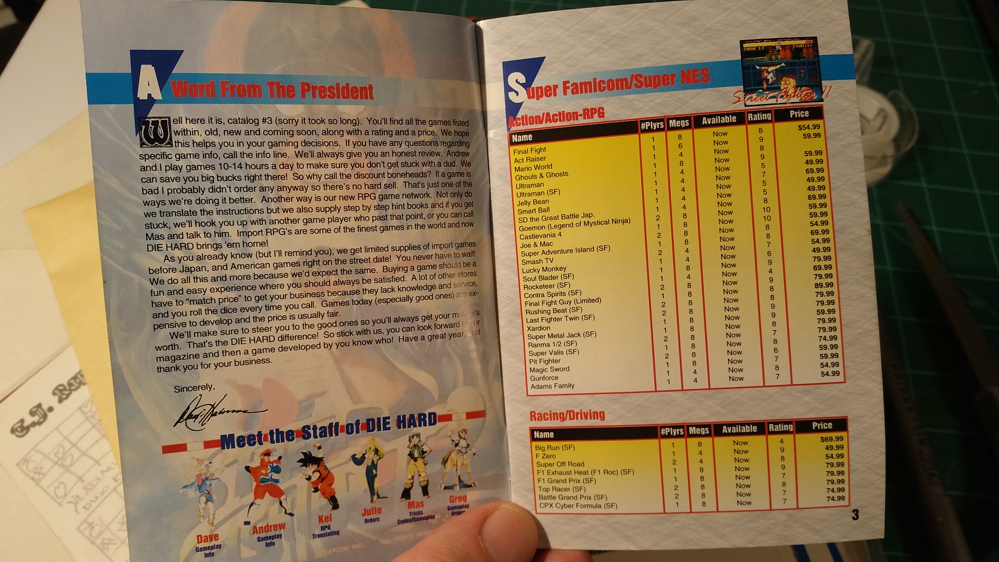 I have this thing: Die Hard Game Fan Catalog – Retro Game SuperHyper