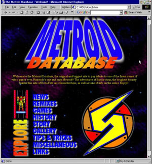 Me and the Metroid Database – Retro Game SuperHyper